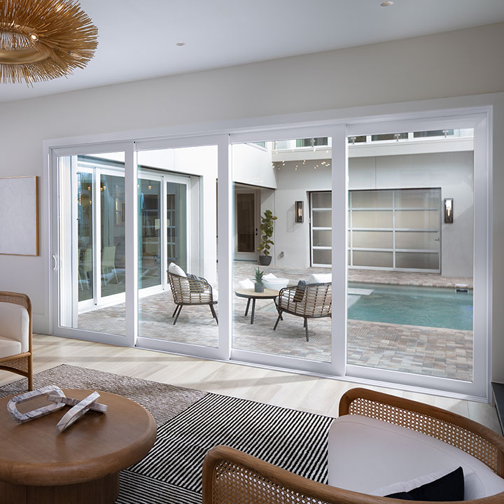 Perspective Multi-slide Vinyl Patio Door - Ply Gem